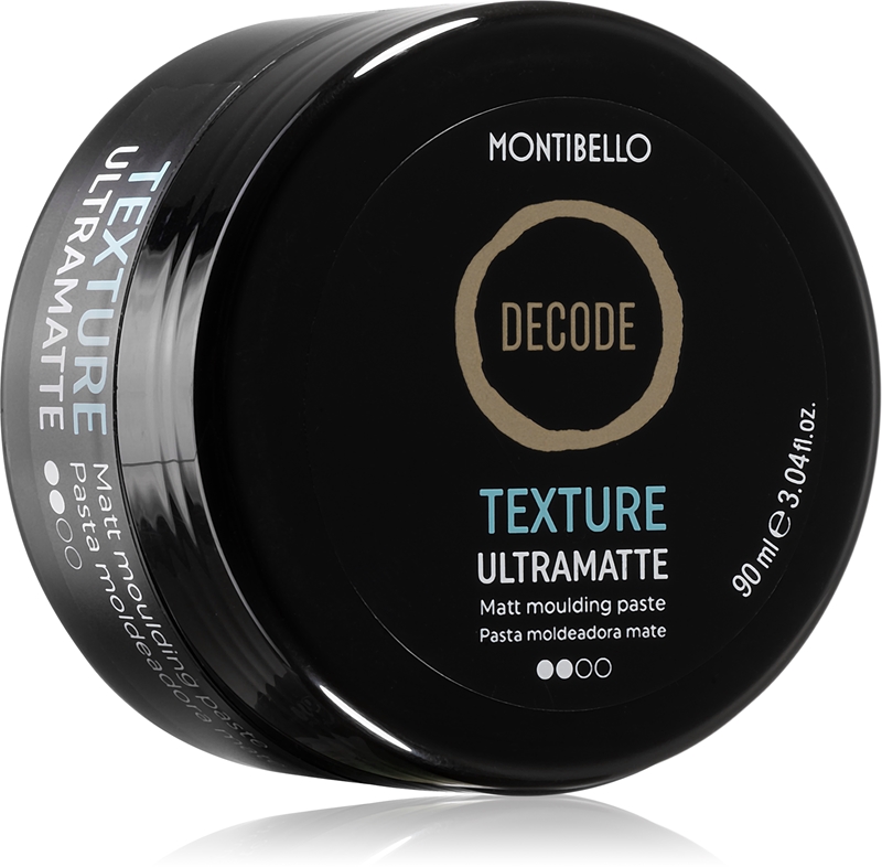 Montibello Decode Texture Ultramatte Transparent Styling Paste Medium ...