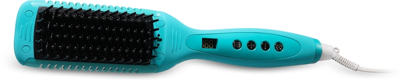 Moroccanoil Smooth Style Ceramic Heated Brush straightening hair brush ...