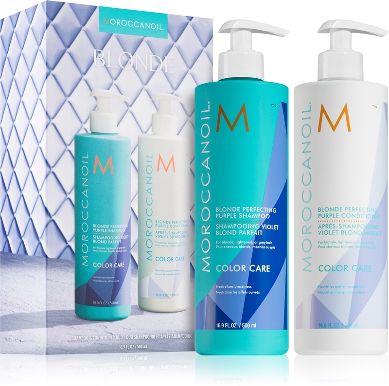 Moroccanoil Color Care set for blondes and highlighted hair | notino.ie