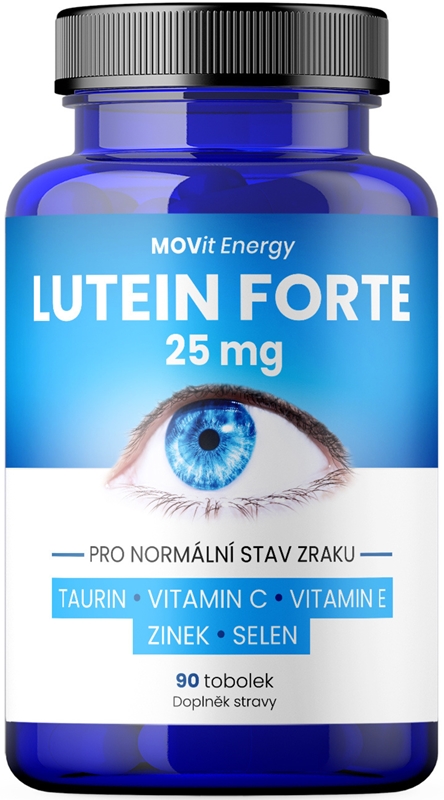 Movit Energy Luteín Forte 25 mg + Taurín výživový doplnok na podporu ...