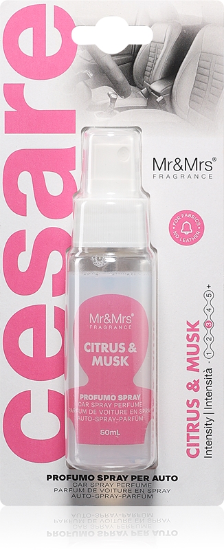 Mr & Mrs Fragrance Cesare Citrus & Musk air freshener for cars | notino ...