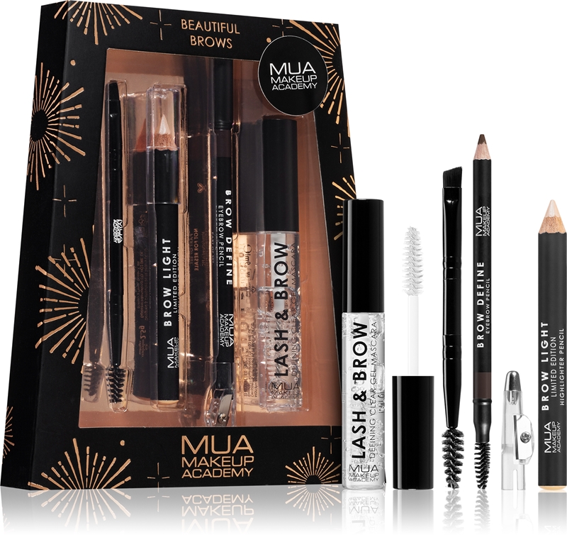 MUA Makeup Academy Beautiful Brows подаръчен комплект (за вежди ...