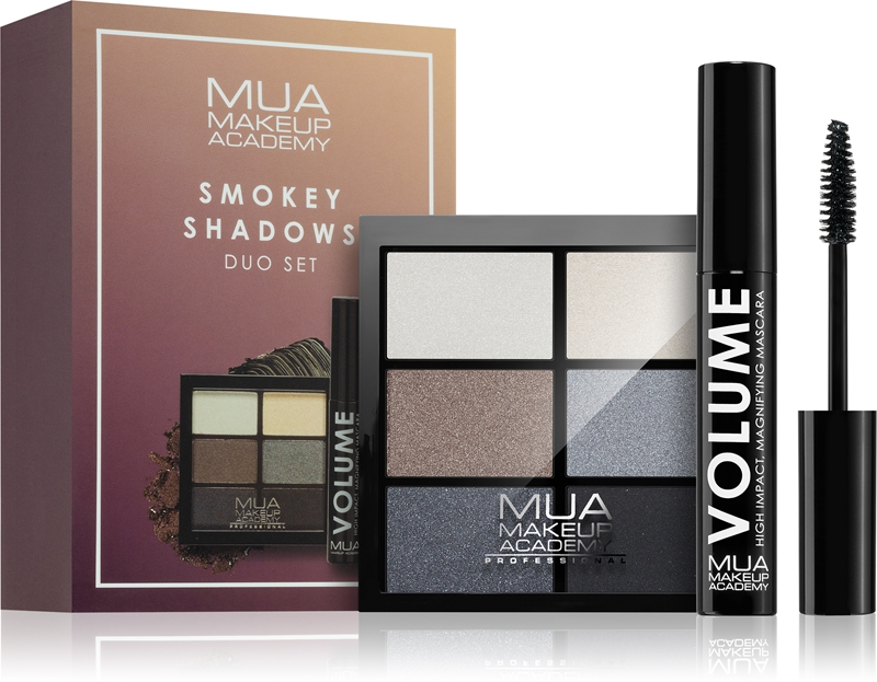 MUA Makeup Academy Duo Set Smokey Shadows Gift Set (for a smoky makeup ...