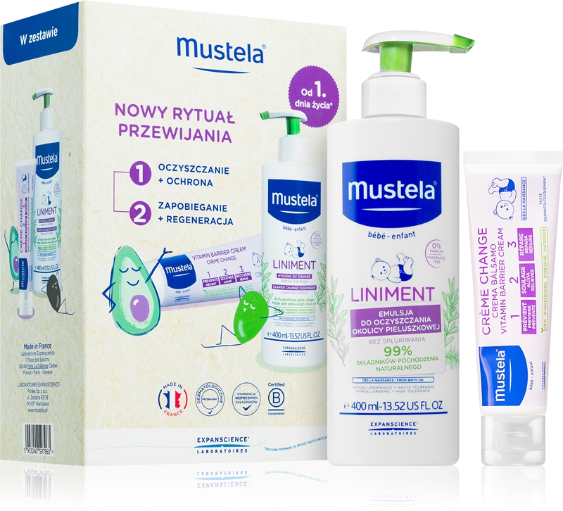 Mustela Bébé Change Set Gift Set (for children from birth) | notino.ie