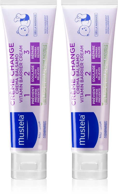 Mustela Bébé Change Cream Economy Pack (for children from birth ...