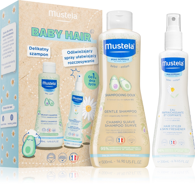 Mustela Bébé Baby Hair Gift Set for children from birth | notino.ie
