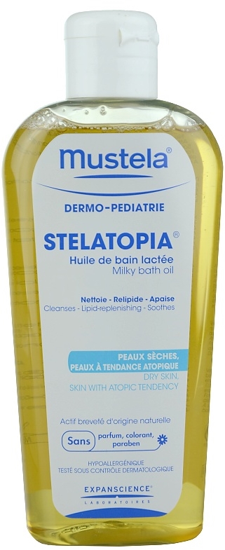 Mustela Dermo-Pédiatrie Stelatopia Bath Oil For Very Dry Sensitive And ...