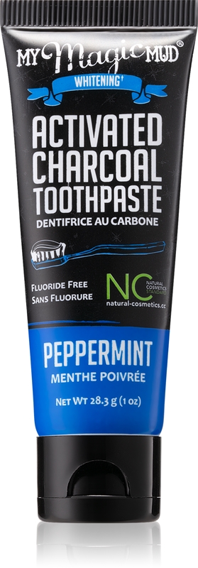 My Magic Mud Activated Charcoal Whitening Toothpaste with Activated ...