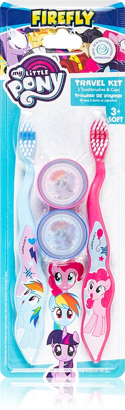 My Little Pony Travel Kit Toothbrush for Kids with Travel Cover soft ...