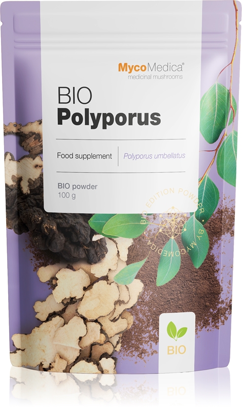 MycoMedica Polyporus BIO proszek do wzmocnienia włosów i nadania im ...