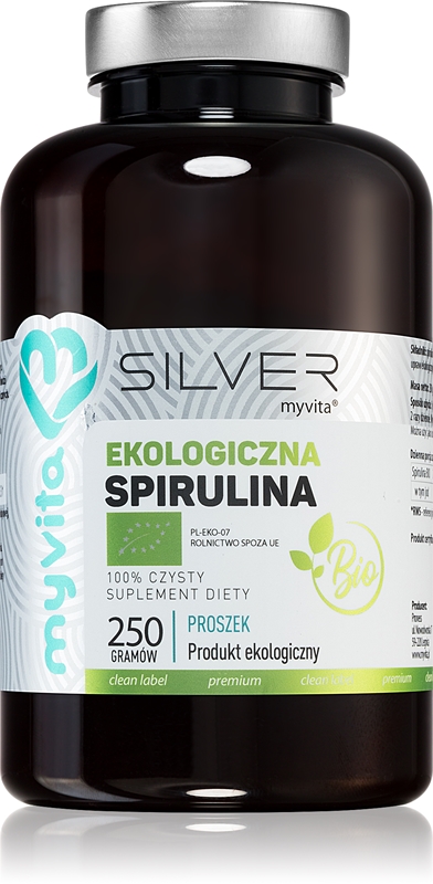 MyVita Silver Spirulina Bio proszek do wsparcia układu krwionośnego i ...