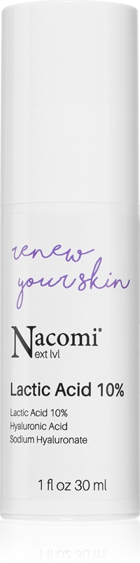Nacomi Next Level Renew Your Skin Udglattende serum med mælkesyre ...
