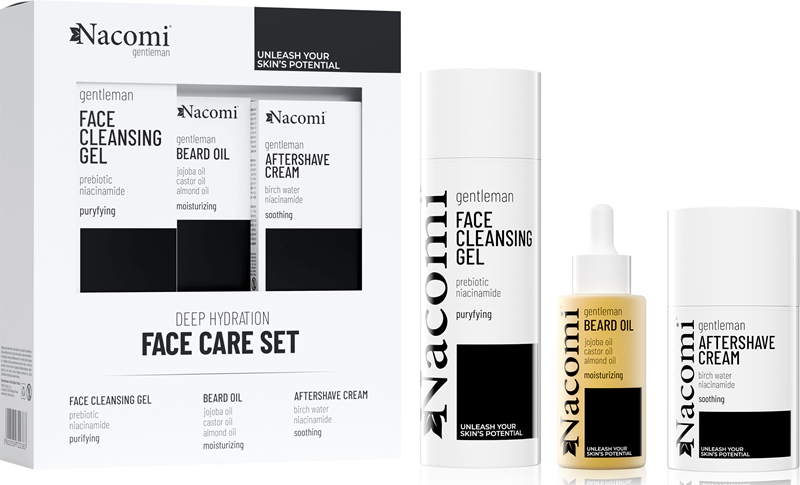 Nacomi Gentleman Gift Set for the face for men | notino.ie