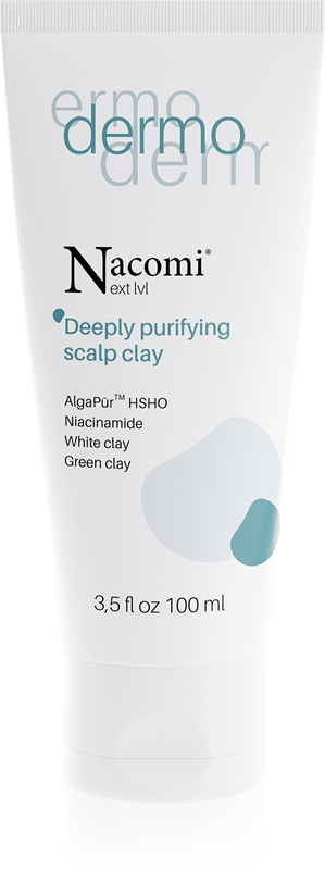 Nacomi Next Level Deeply purifying scalp clay Dziļi attīroša maska ...