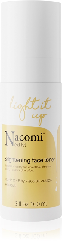 Nacomi Next Level Light It Up lotion tonique illuminatrice | notino.fr