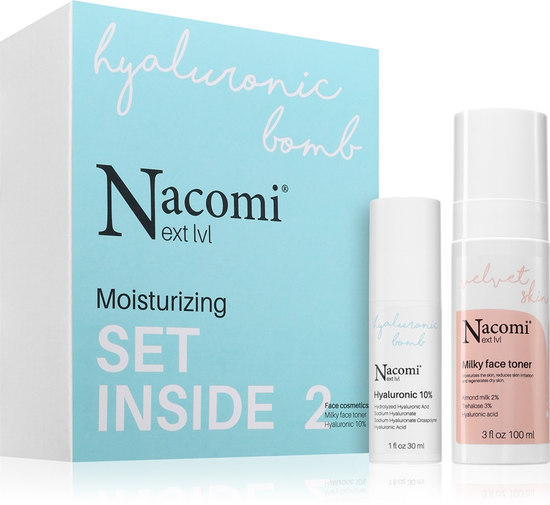 Nacomi Next Level Moisturizing Gift Set for hydration and shine | notino.ie