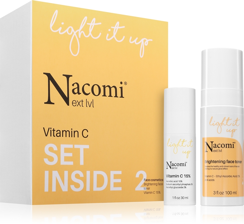 Nacomi Next Level Light It Up coffret com vitamina C | notino.pt