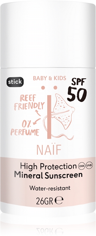 Naif Baby & Kids Mineral Sunscreen SPF 50 Skyddande stift med mineraler ...