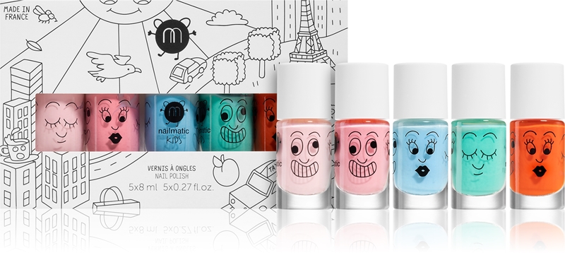 Nailmatic Kids conjunto de vernizes de unhas Bella, Cookie, Freezy, Rio ...