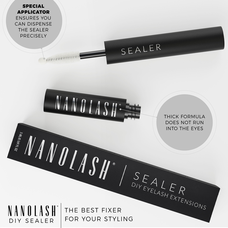 Nanolash DIY Sealer Transparent Setting Gel for lengthening lashes ...