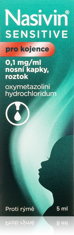 Nasivin Nasivin Sensitive pro kojence 0,1 mg/m nosní kapky, roztok na ...