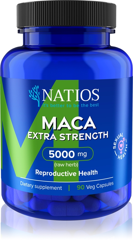 NATIOS Maca extract 5000 mg extra strong Kräuterkapseln zur Steigerung ...