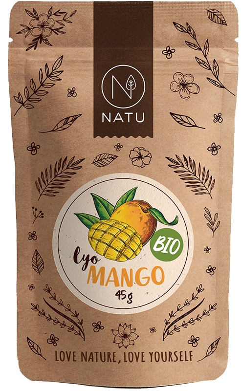 NATU Lyofilizované mango BIO mrazom sušené ovocie | notino.sk