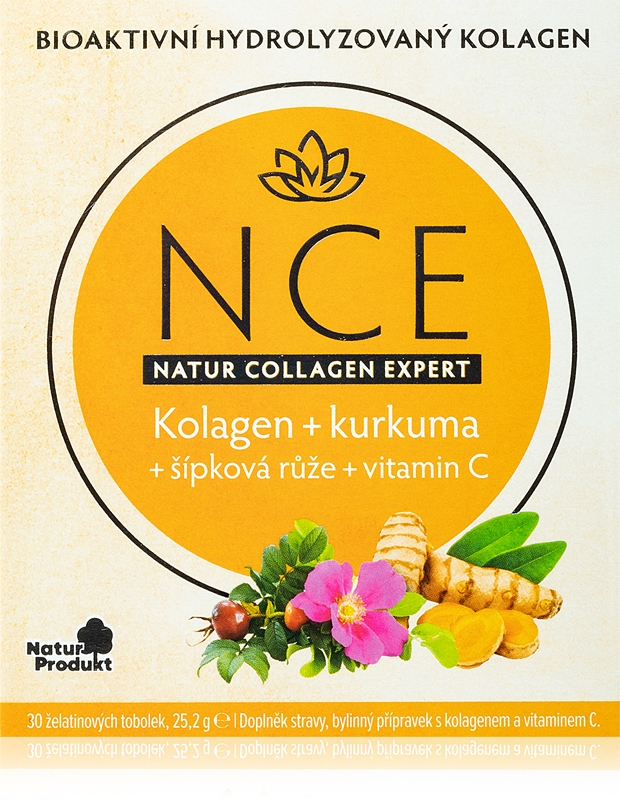 Natur Collagen Expert Kolagen + kurkuma + šípková ruža + vitamín C ...