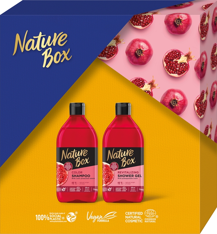 Nature Box Pomegranate Gift Set for colour protection | notino.ie