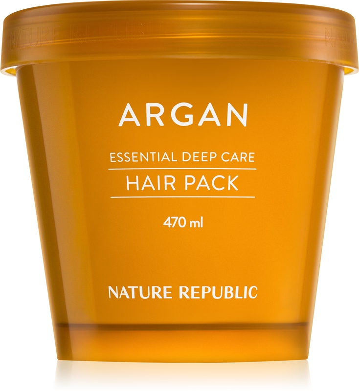 NATURE REPUBLIC Argan Essential Deep Care Hair Pack Moisturizing And ...