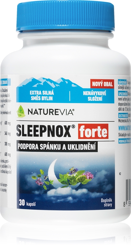 NatureVia Sleepnox Forte bylinné kapsuly pre pokojný spánok | notino.sk
