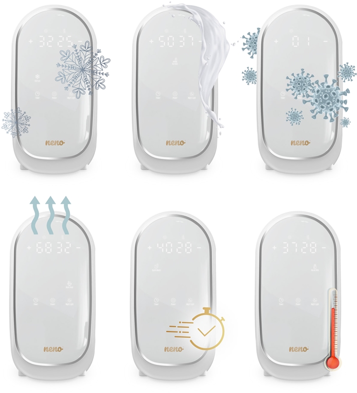 NENO Lindo Πολυλειτουργικό θερμαντικό για μπιμπερό 6 σε 1 | notino.gr