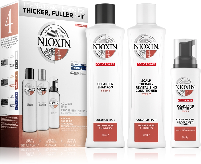 Nioxin System 4 Color Safe Gift Set for colour-treated hair | notino.ie