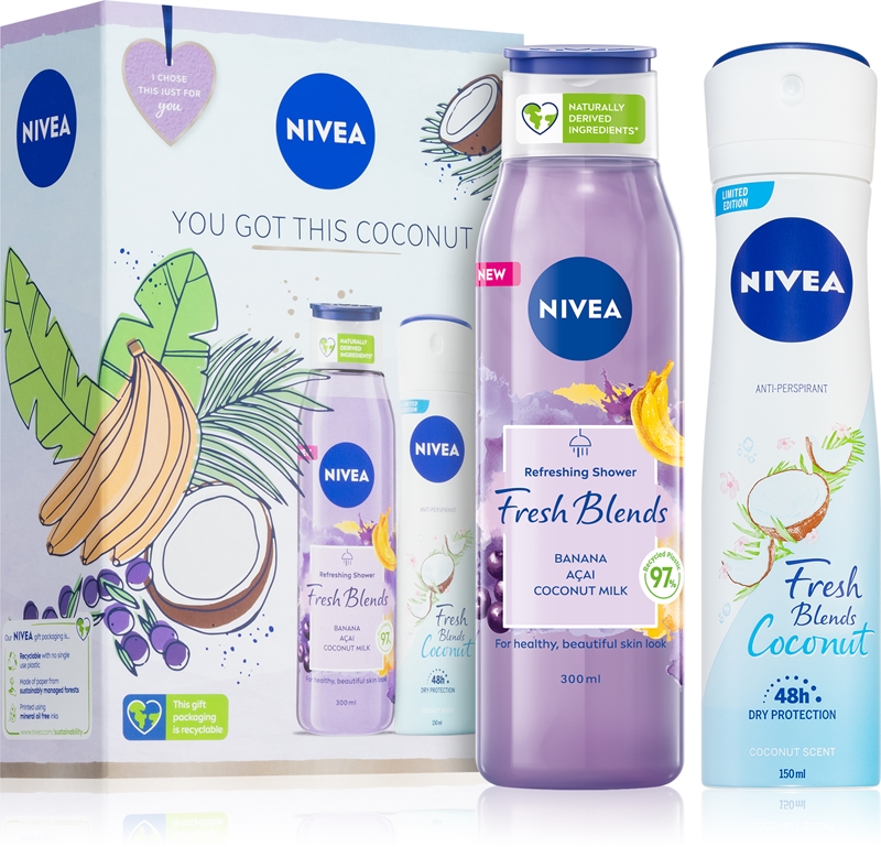 Nivea Fresh Blends You Got This Coconut Geschenkset für den Körper ...