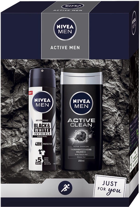 NIVEA MEN Active Clean Geschenkset(für Herren)