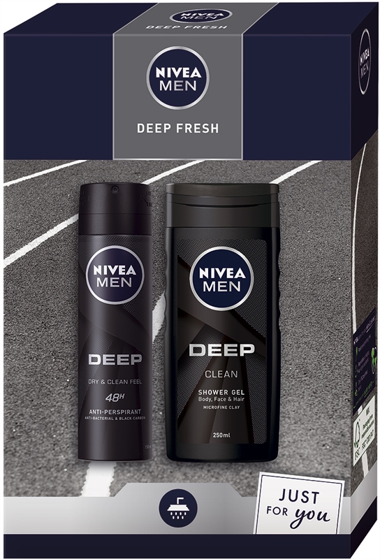NIVEA Men Deep coffret(para corpo) | notino.pt