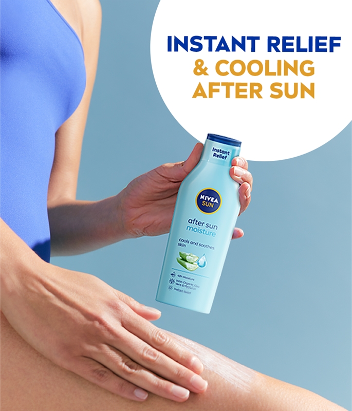 NIVEA SUN After Sun Moisturizing After Sun Lotion with aloe vera ...