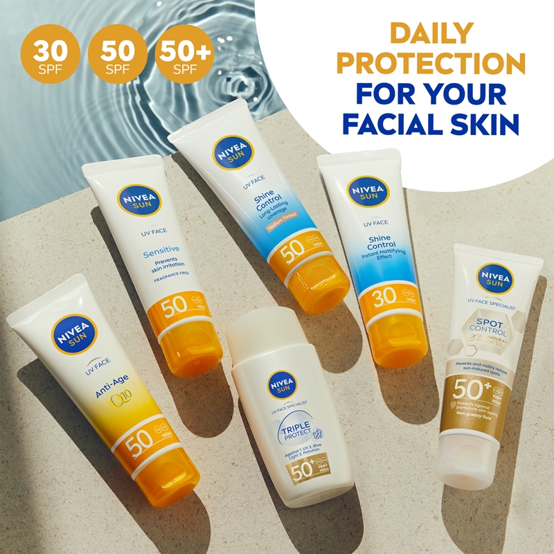NIVEA SUN Anti - Wrinkle Sun Cream SPF 50 | notino.ie