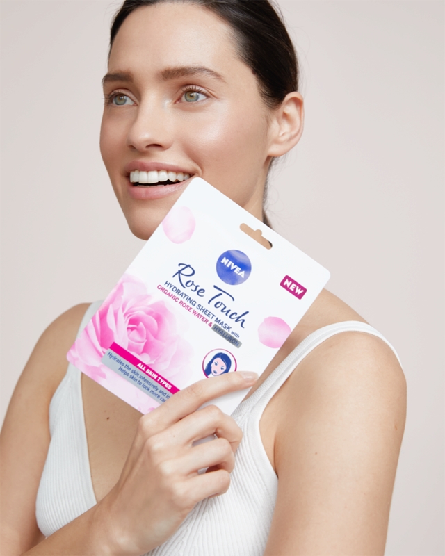 NIVEA Rose Touch moisturising face sheet mask | notino.co.uk
