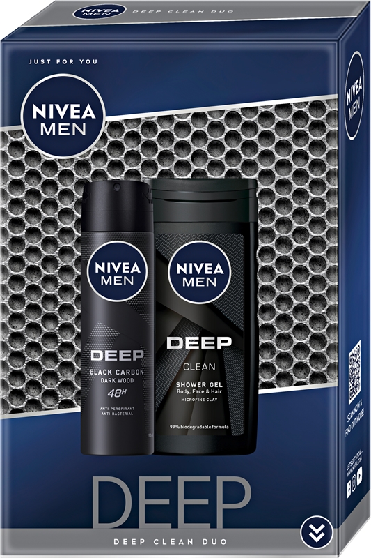 NIVEA MEN Deep coffret(para corpo) para homens | notino.pt