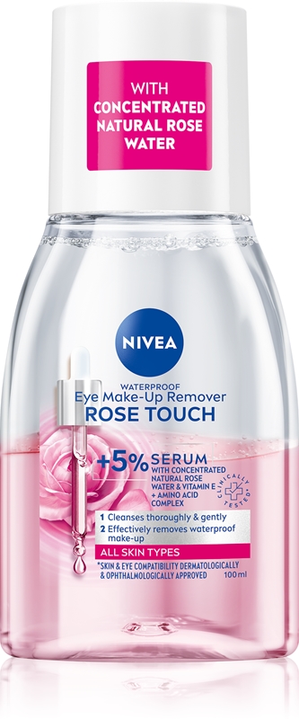 NIVEA Rose Touch Bi-Phase Makeup Remover for the eye area | notino.ie