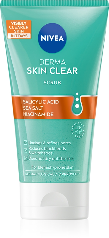 Nivea Derma Skin Clear exfoliant purifiant visage | notino.fr