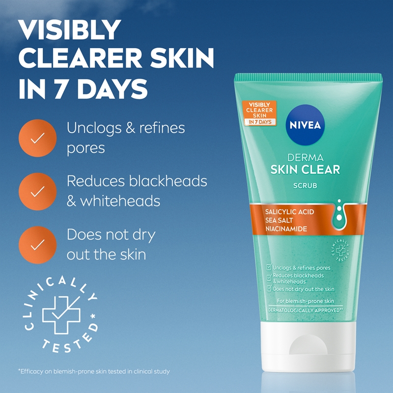 NIVEA Derma Skin Clear exfoliant purifiant visage | notino.be