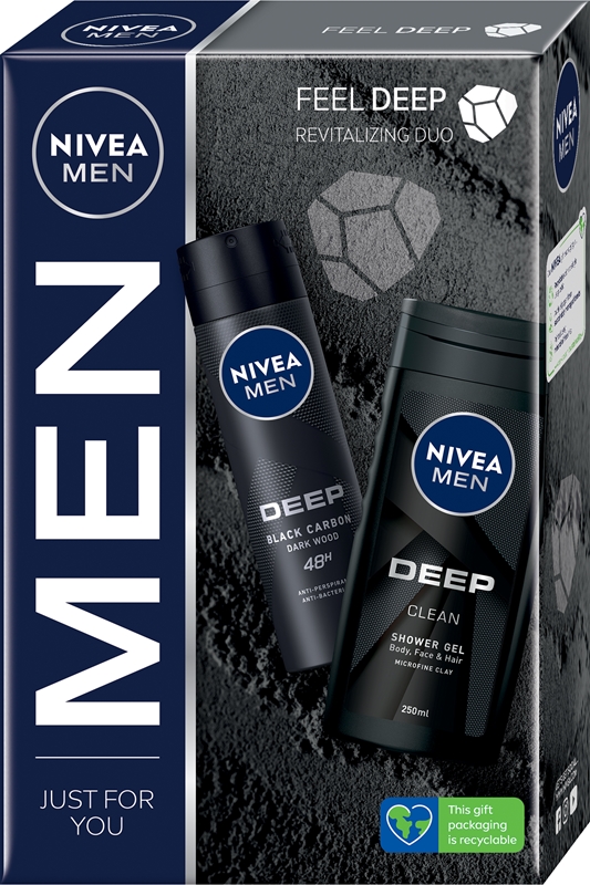 Nivea Men Deep coffret (para corpo) para homens | notino.pt