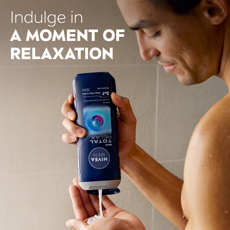 NIVEA MEN Total Relax relaxing shower gel for men | notino.co.uk