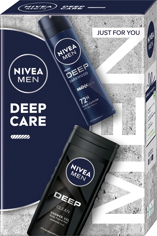 NIVEA MEN Deep Care coffret para homens | notino.pt