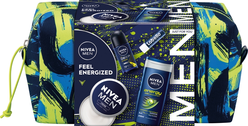 NIVEA MEN Feel Energized coffret para homens | notino.pt