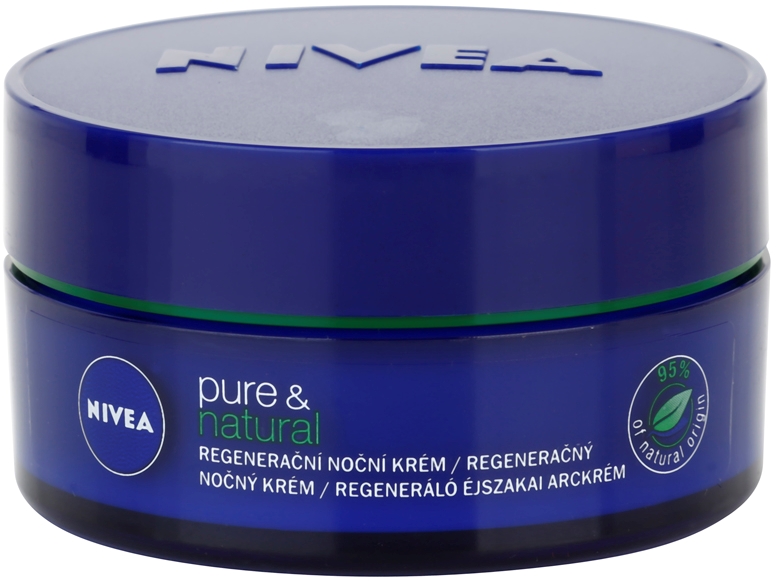 NIVEA Visage Pure & Natural crema notte rigenerante per tutti i tipi di ...