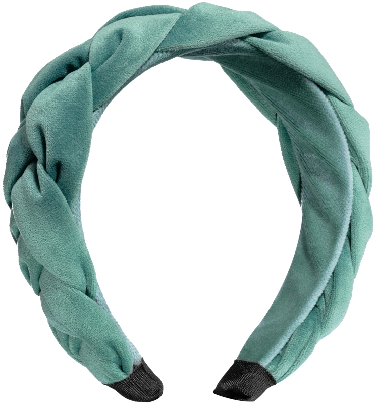 Notino Grace Collection Braided velvet headband bandolete para cabelo ...