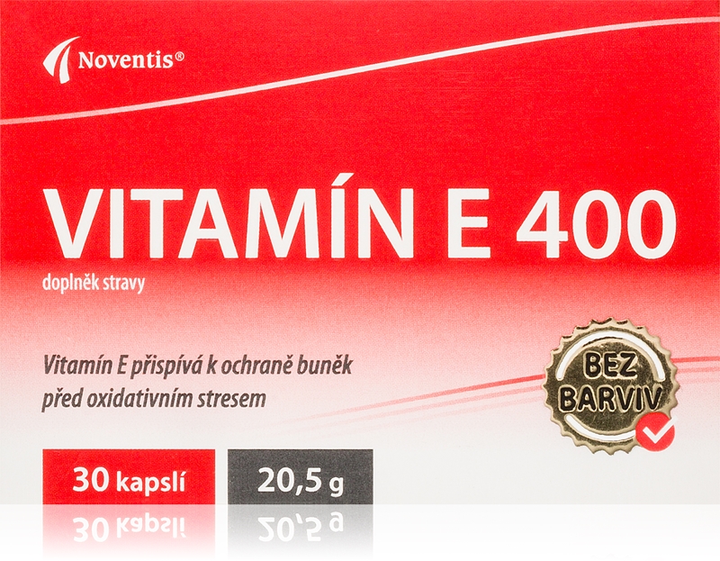 Noventis Vitamín E 400 kapsle pro ochranu před buněčným stresem | notino.cz
